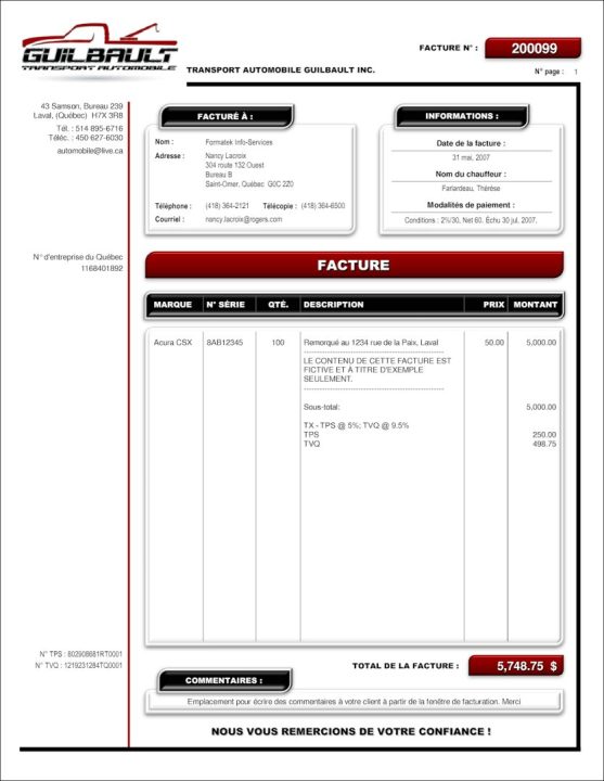 📦📝 Guide Pratique : Établir une Facture de Transport en Toute Simplicité!
